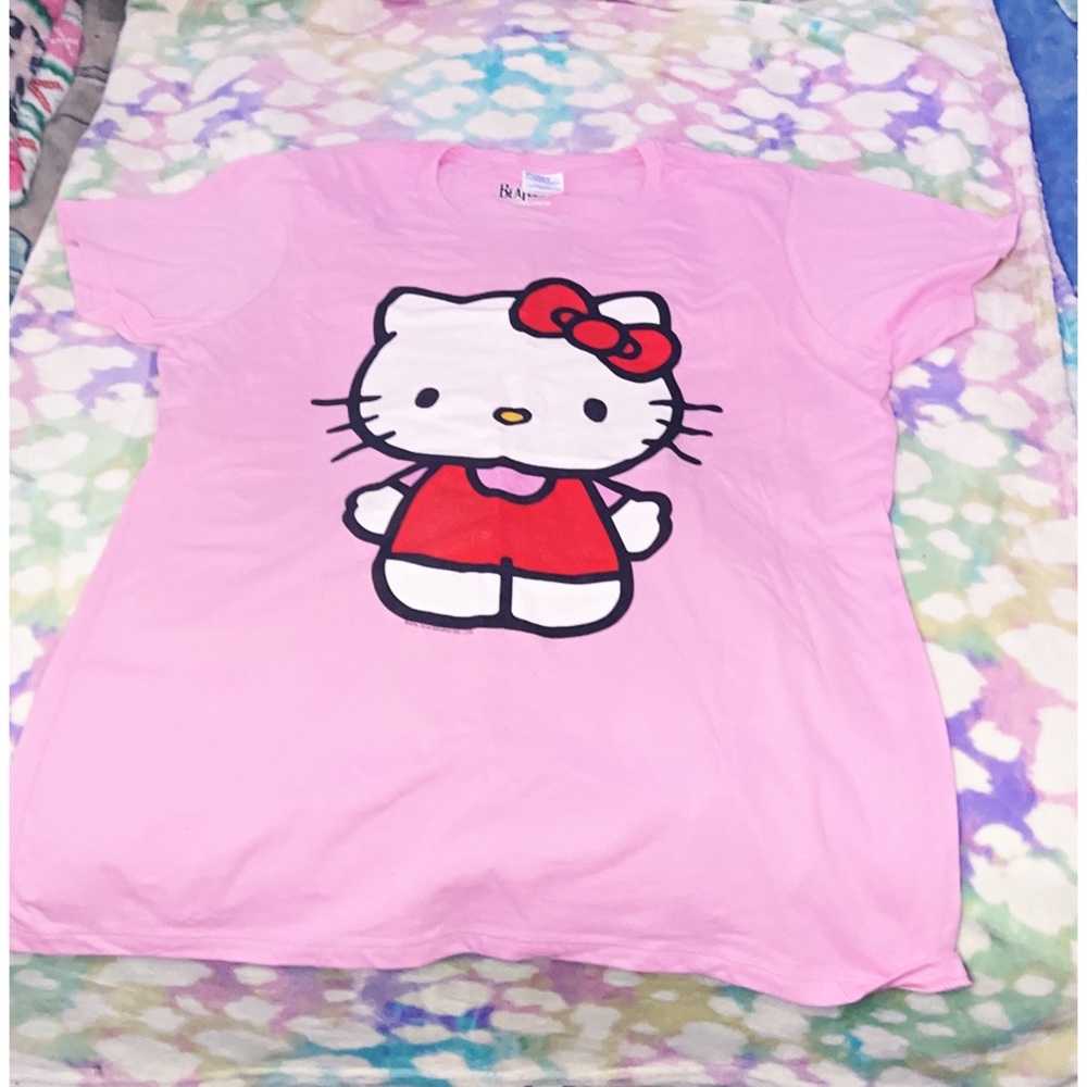 Hello Kitty Front And Back Tshirt - Gem